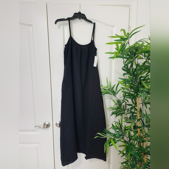 Sol Angeles | Dresses | Sol Angeles Gauzy Maxi Dress Black | Poshmark
